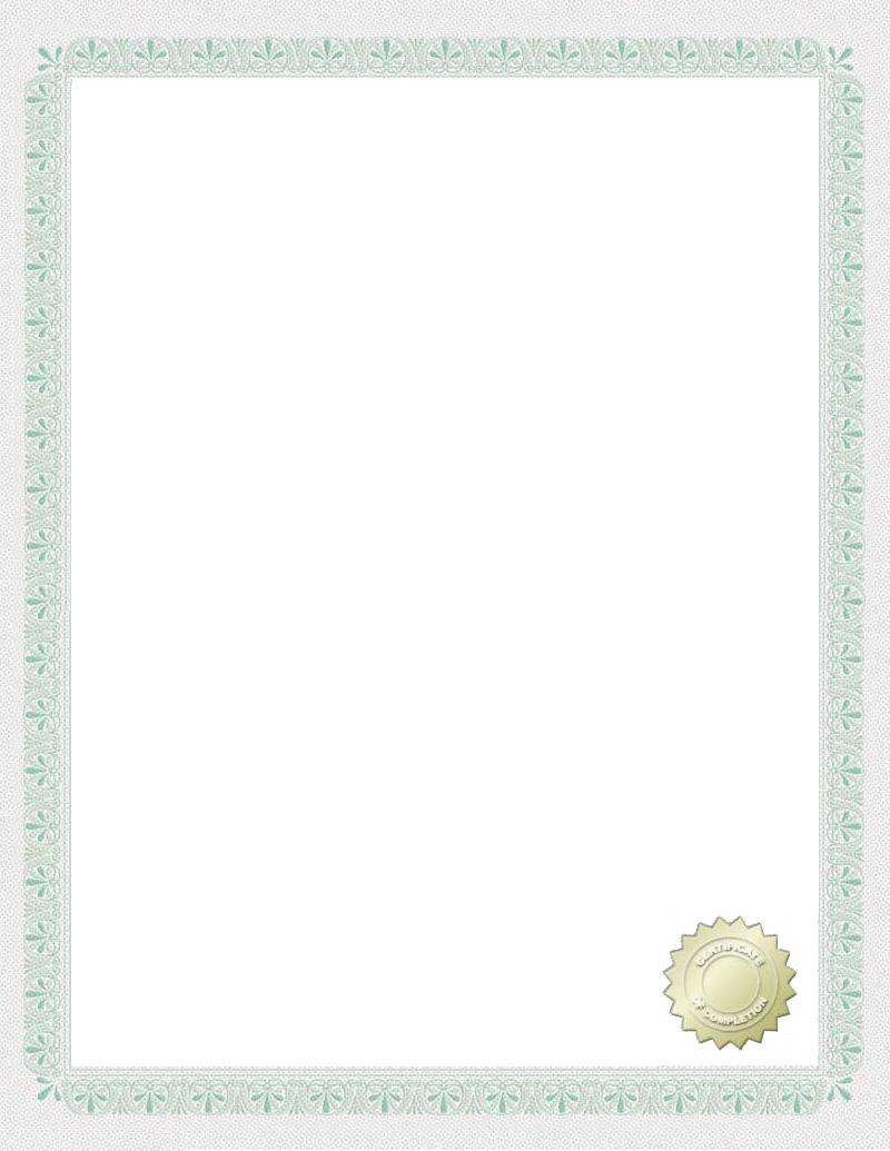 AOTA Certificate